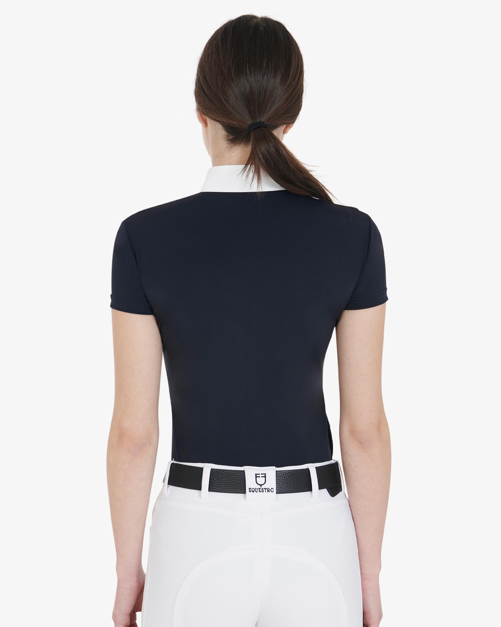 Women's bicolor competition polo shirt | Shop | Equestro