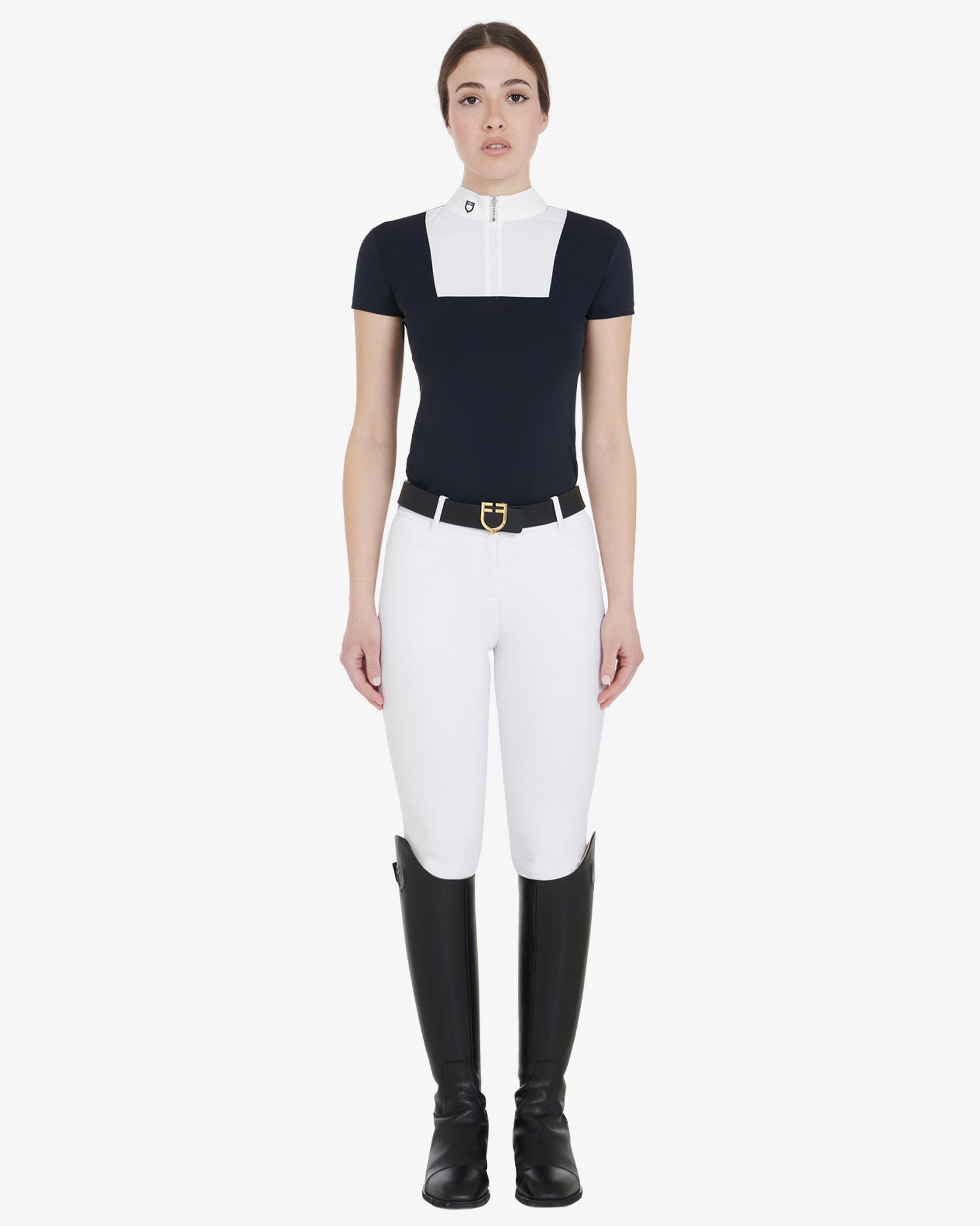 Polo donna da concorso bicolore | Shop | Equestro