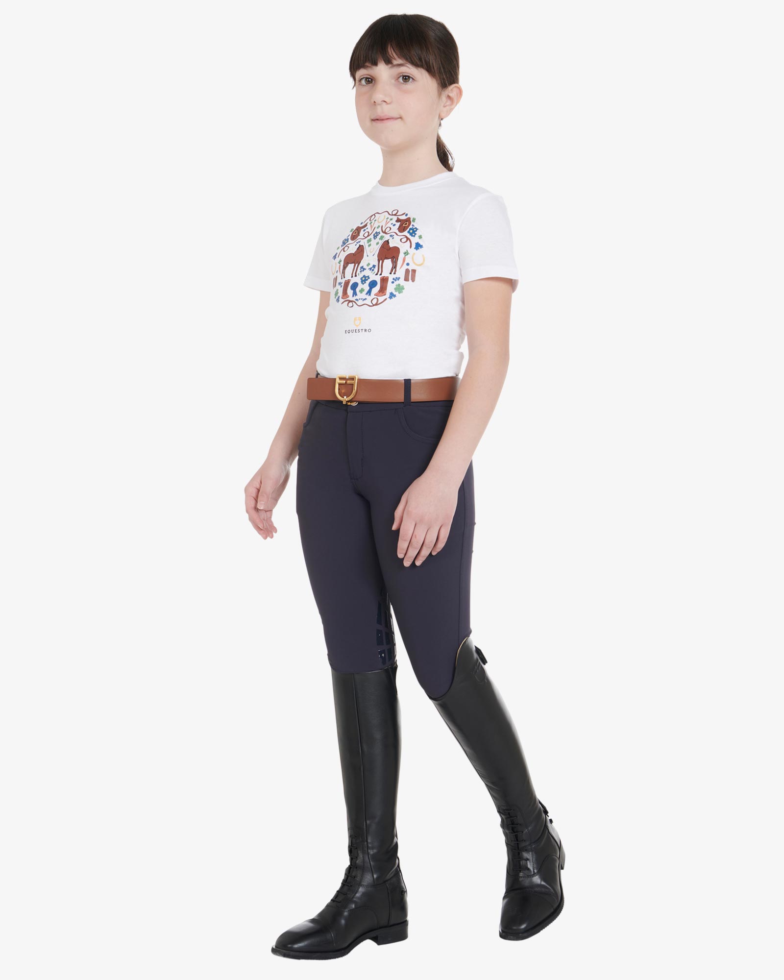 Pantaloni unisex bambino in tessuto tecnico | Equestro