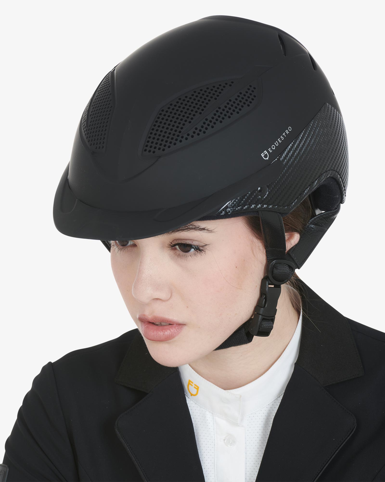 Ultra light helmet matt carbon shell | Shop | Equestro