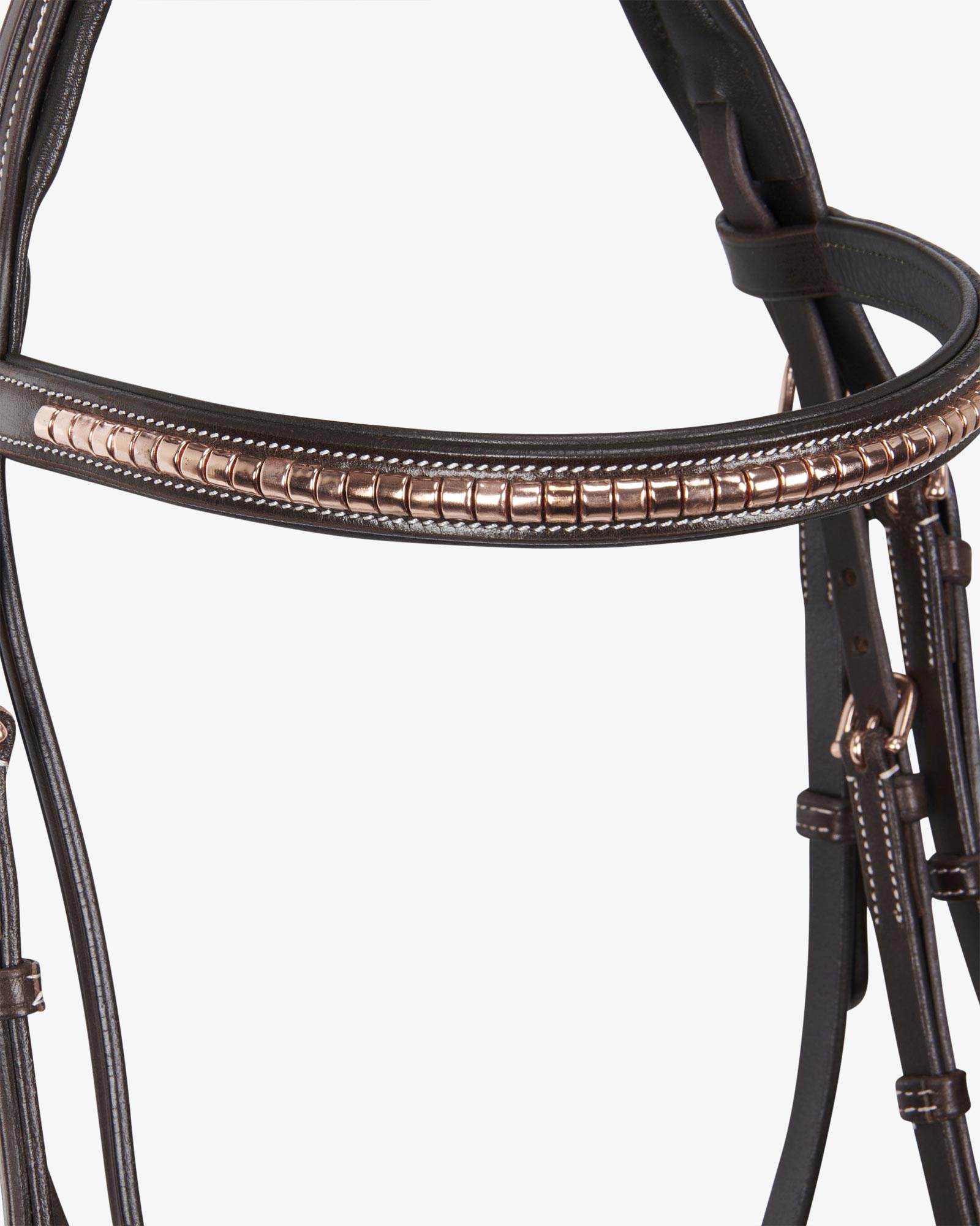 English clincher bridle rose gold | Shop | Equestro