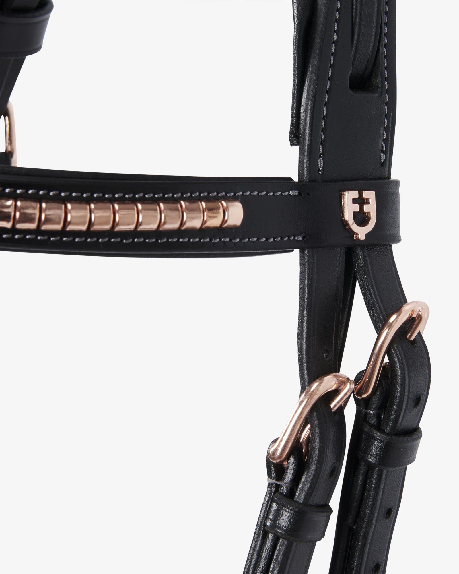 English clincher bridle rose gold | Shop | Equestro