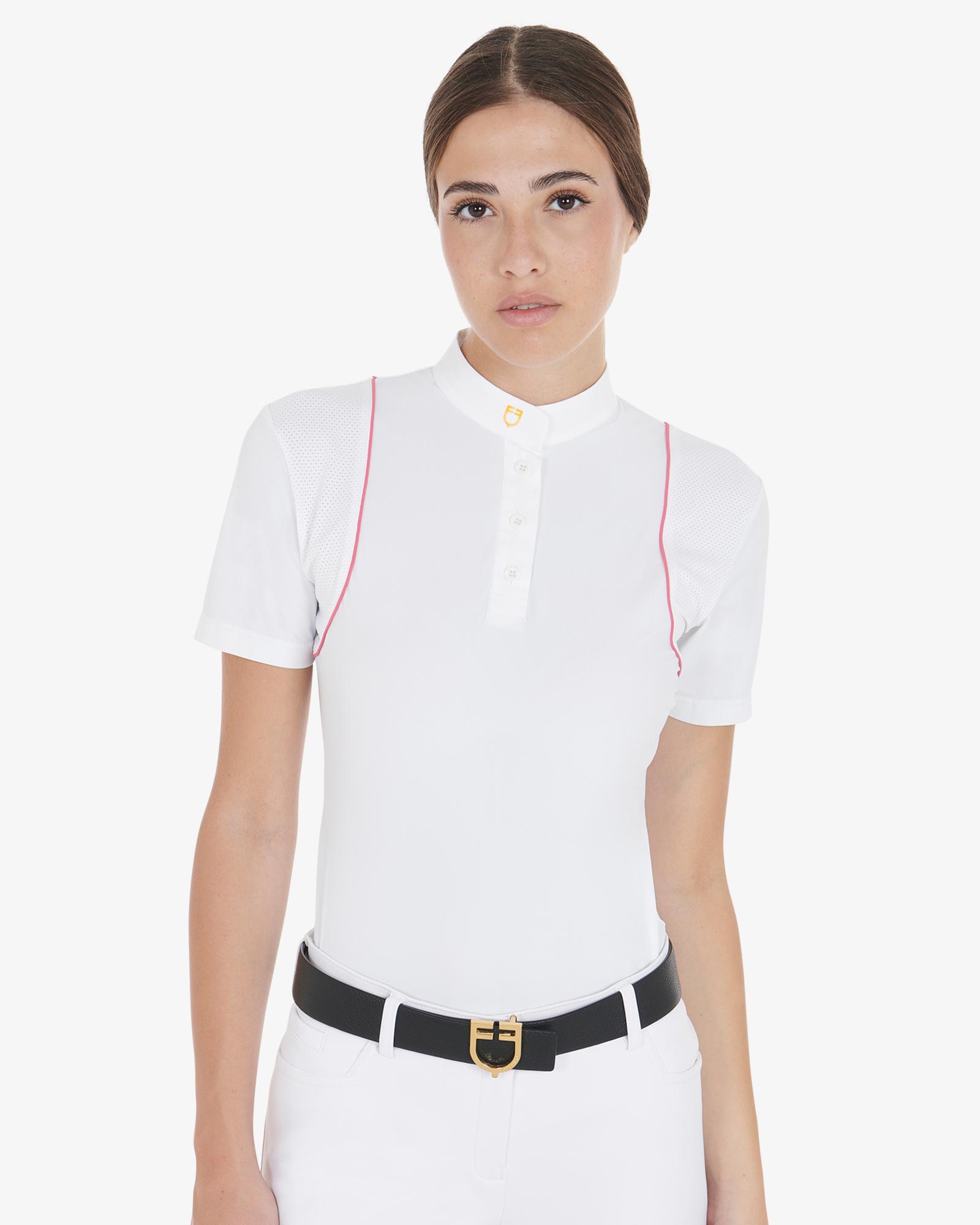 Women's competition buttoned polo shirt |Shop | Equestro