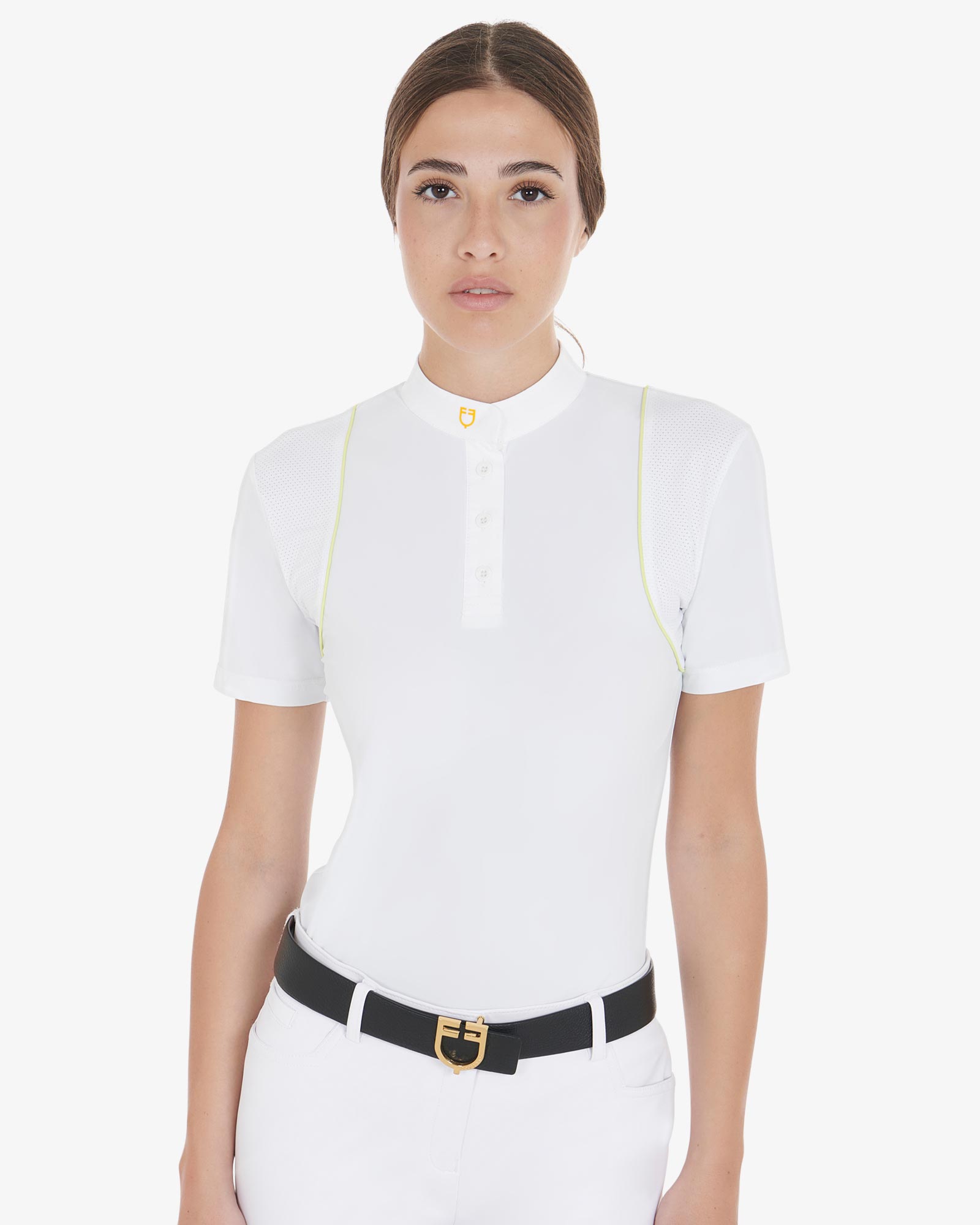 Women's competition buttoned polo shirt |Shop | Equestro