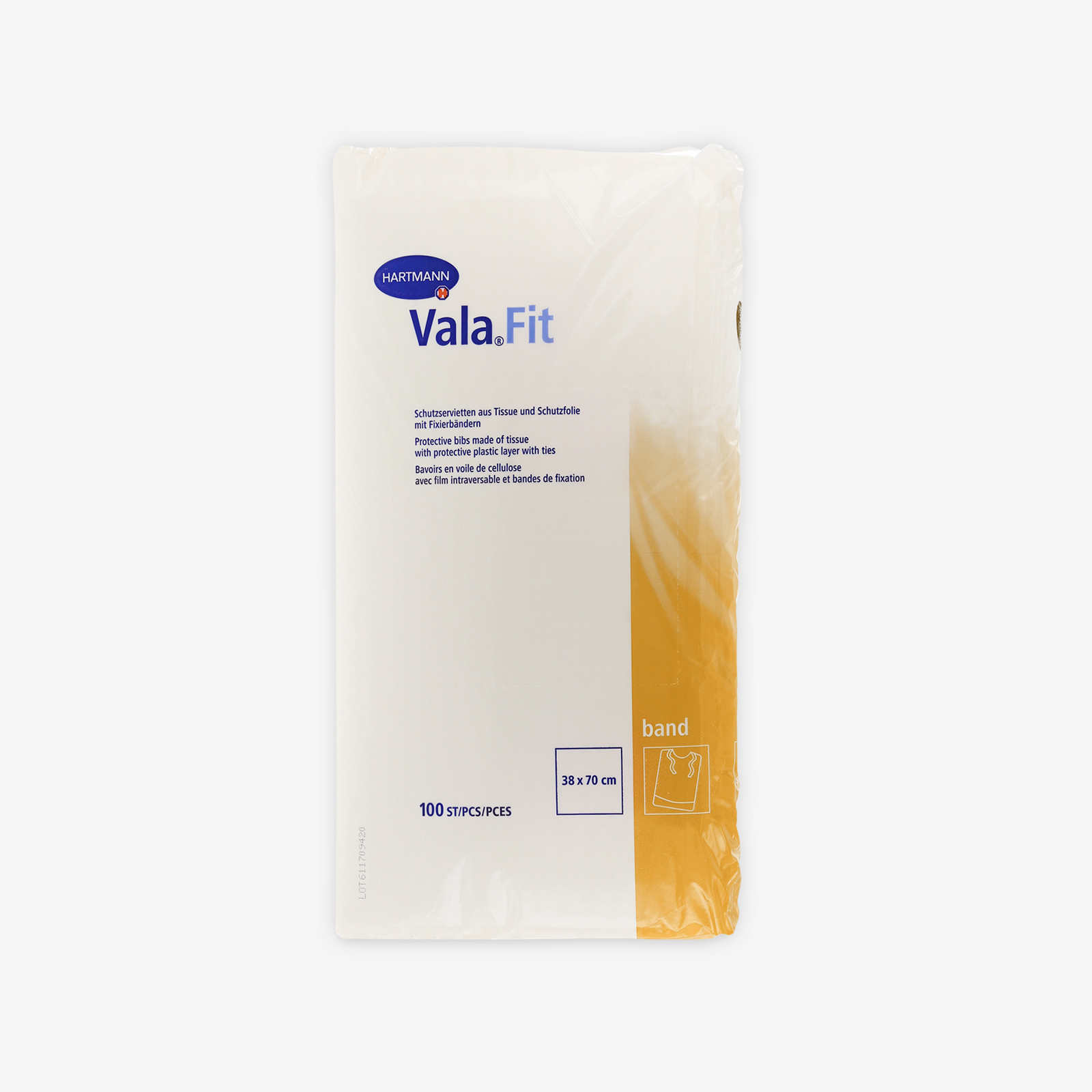 ValaFit Band bavaglie monouso in plastica per adulti - 100 pezzi