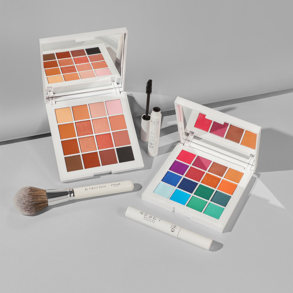 Palette ombretti colorati matte e metallizzati | MIA Makeup