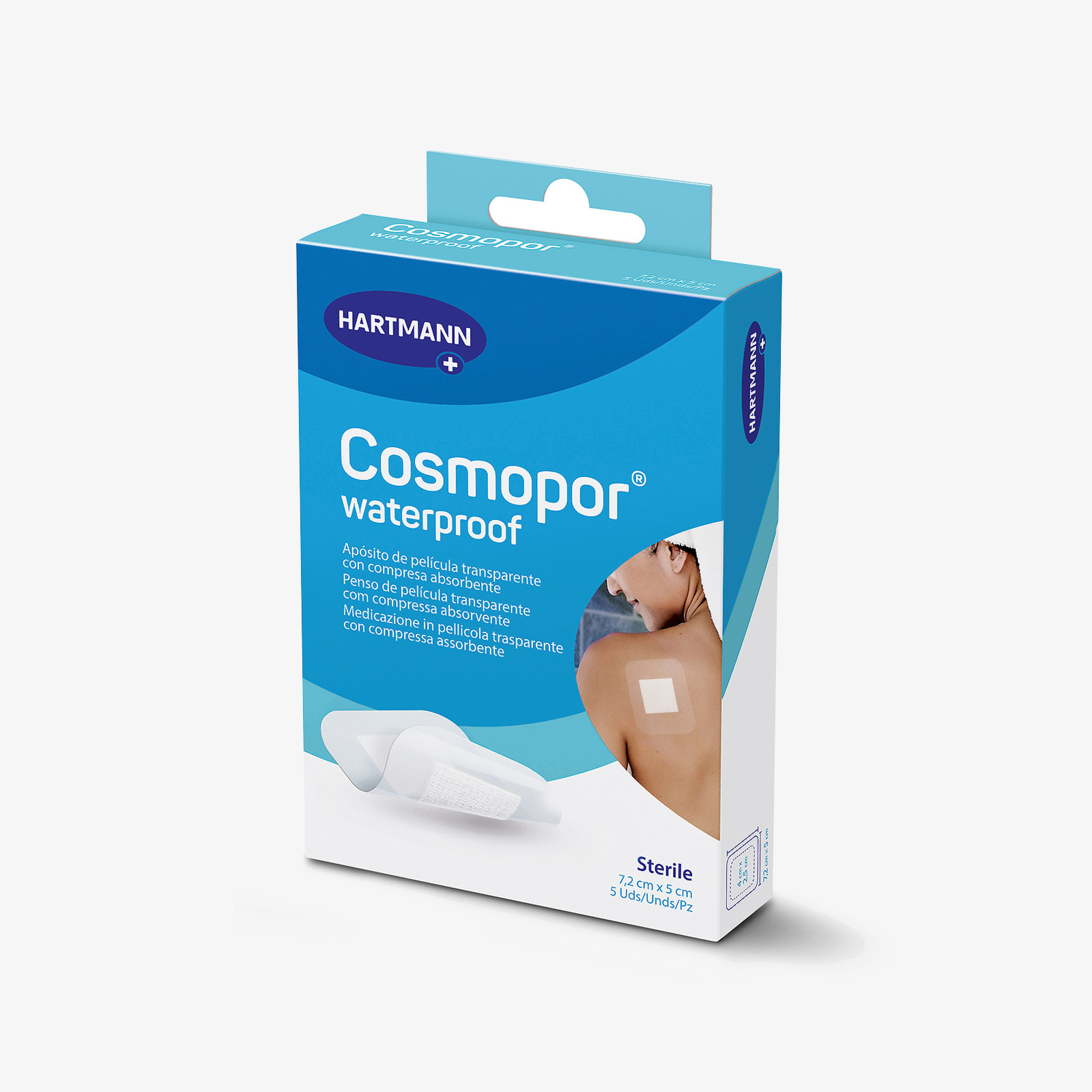 Cosmopor Waterproof: medicazione adesiva sterile trasparente | Acquista ...
