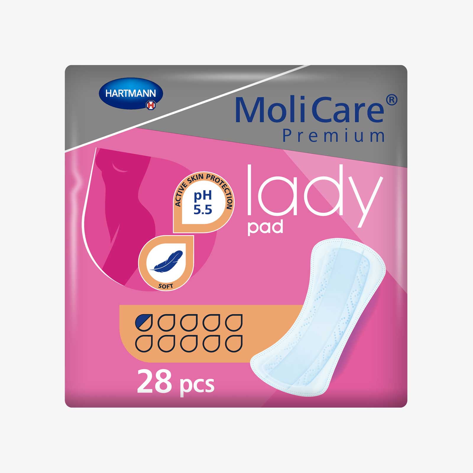 MoliCare Premium assorbenti donna per perdite urina | 0,5 gocce