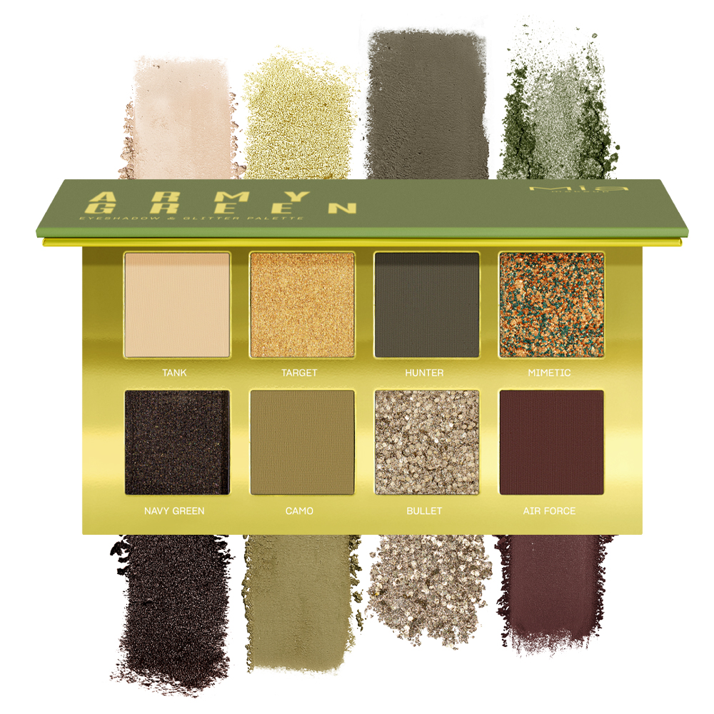 Eyeshadow Palette| Army Green| Mia Cosmetics