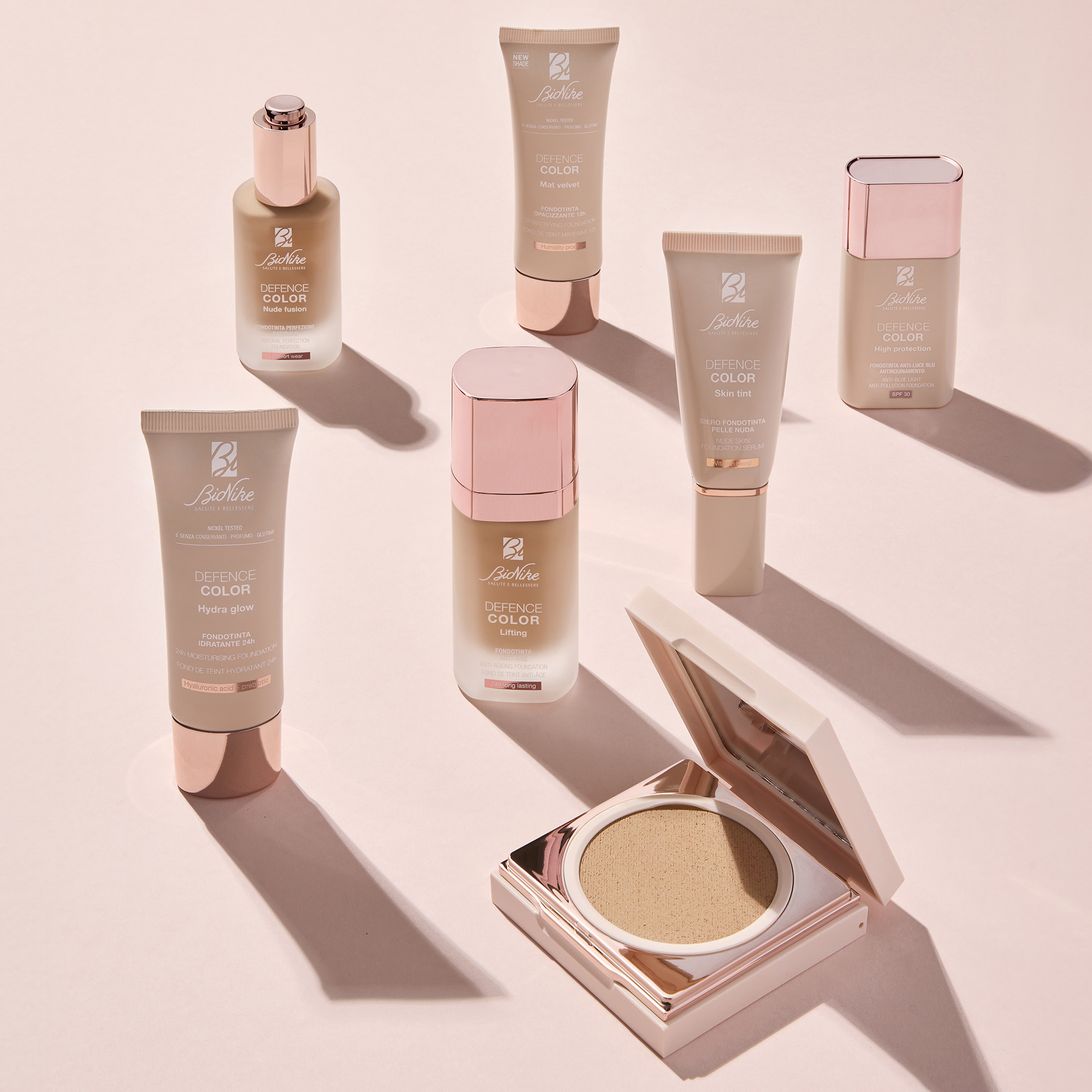 BioNike Defence Color: linea di fondotinta, eyeliner, mascara