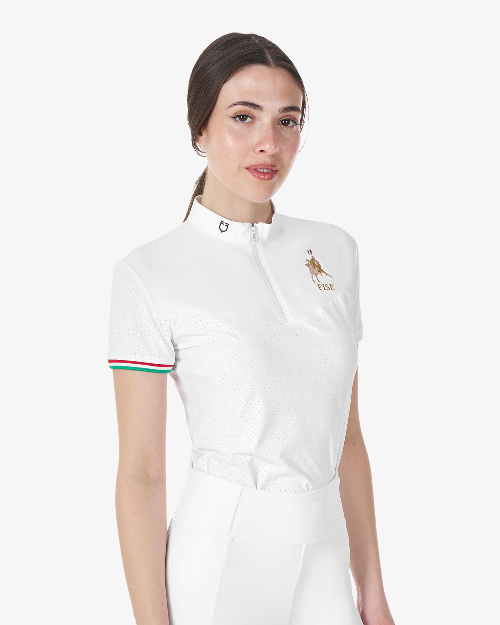 Polo donna slim fit manica corta FISE | Shop | Equestro