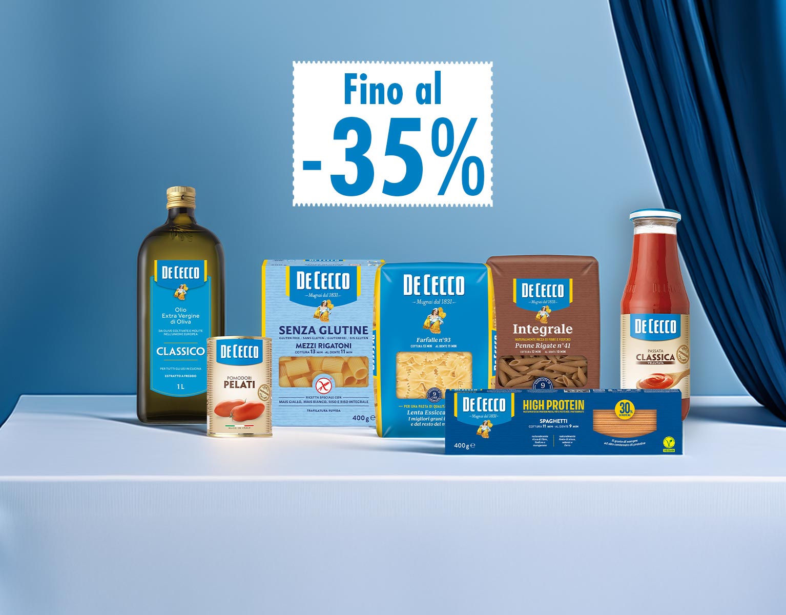 Shop De Cecco | Pasta, sughi, farine, oli, prodotti da forno