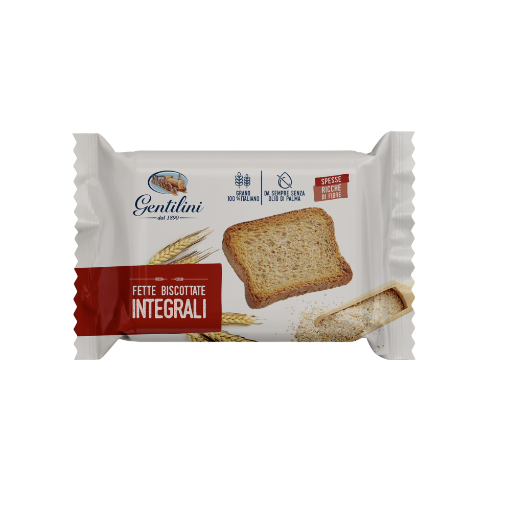 Whole Wheat Rusks Snack | Cookies | Gentilini Shop